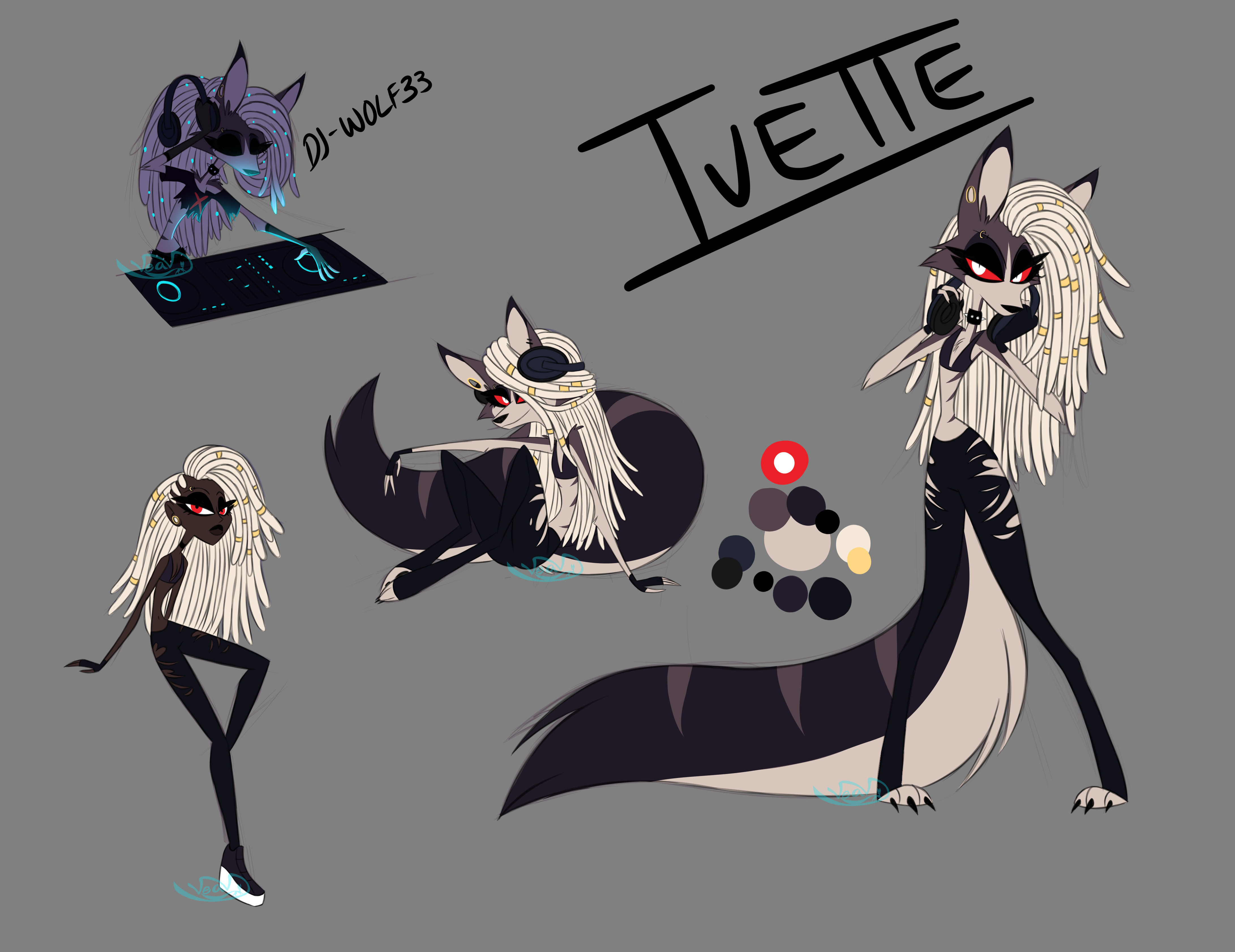 OC Ivette - Helluva Boss (concept art) by Vea-V on DeviantArt OC Ivette - Helluva Boss (concept art) by Vea-V on DeviantArt