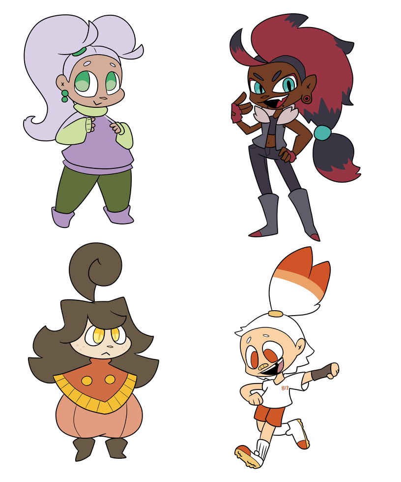 Some Human Pokemon By Sugabunhun On Deviantart