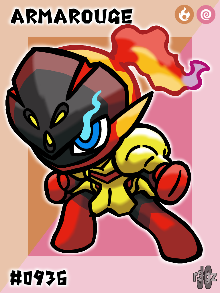 0936 - Armarouge (Shiny) by JCr3gz on DeviantArt 0936 - Armarouge (Shiny) by JCr3gz on DeviantArt