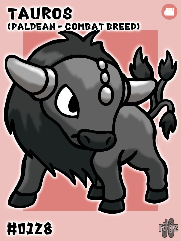 0128 - Tauros (Paldean - Combat Breed) by JCr3gz on DeviantArt 0128 - Tauros (Paldean - Combat Breed) by JCr3gz on DeviantArt
