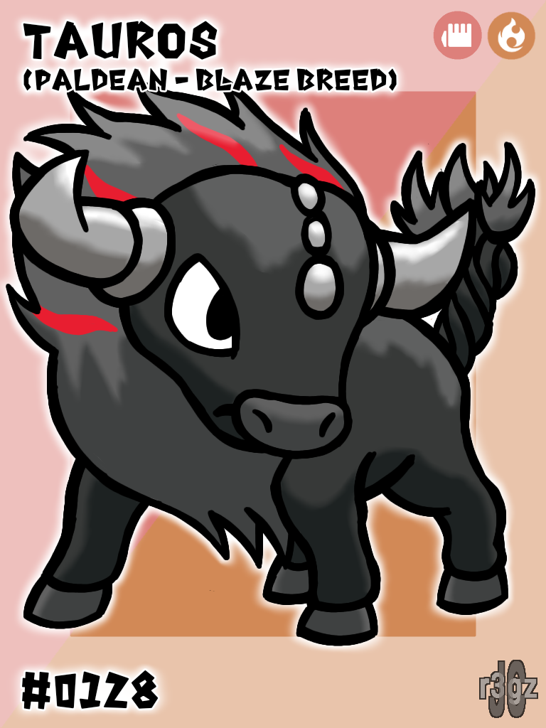 0128 - Tauros (Paldean - Blaze Breed) (Shiny) by JCr3gz on DeviantArt 0128 - Tauros (Paldean - Blaze Breed) (Shiny) by JCr3gz on DeviantArt