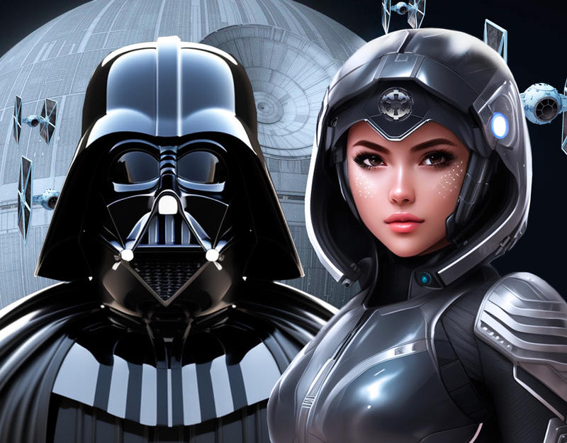 Darth Vader And Padme As A Dark Side Couple By Rafai33 On Deviantart
