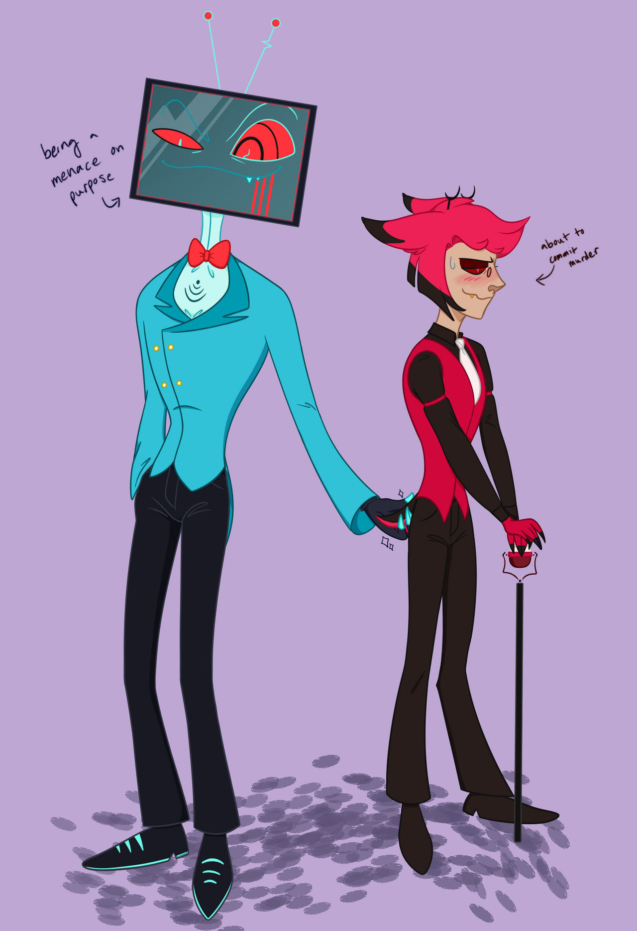 Vox And Alastor By Randomhamster33 On Deviantart
