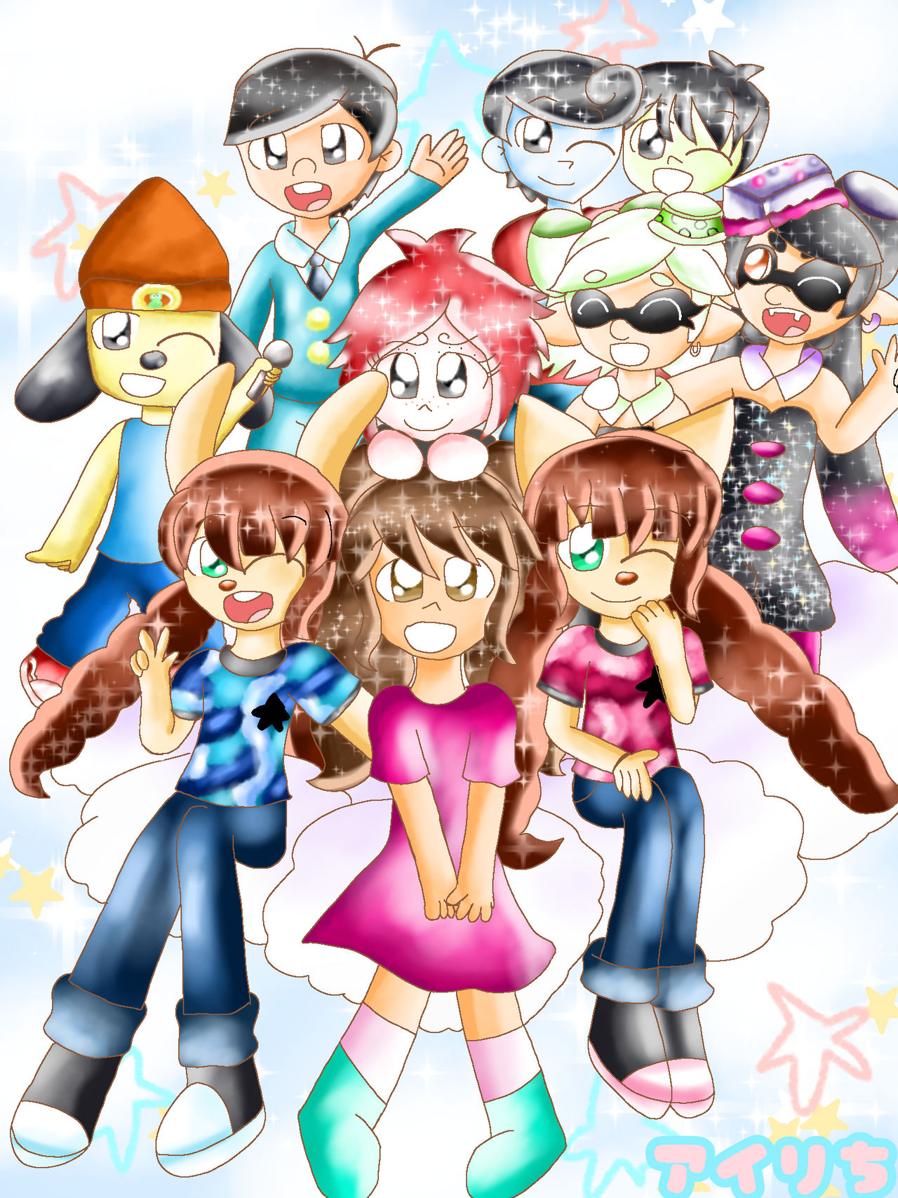 R Jazzystars Flying Friends Crossover By Eilige On Deviantart