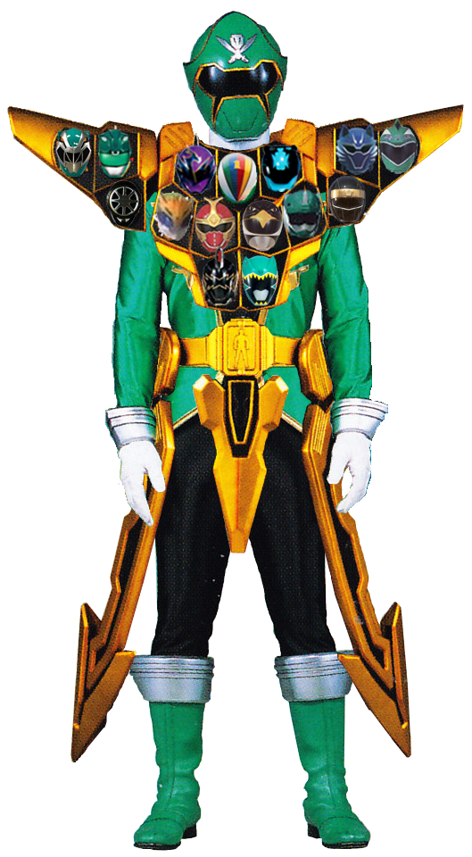 Gokai Green Gold Mode Additions By Akusama455 On Deviantart