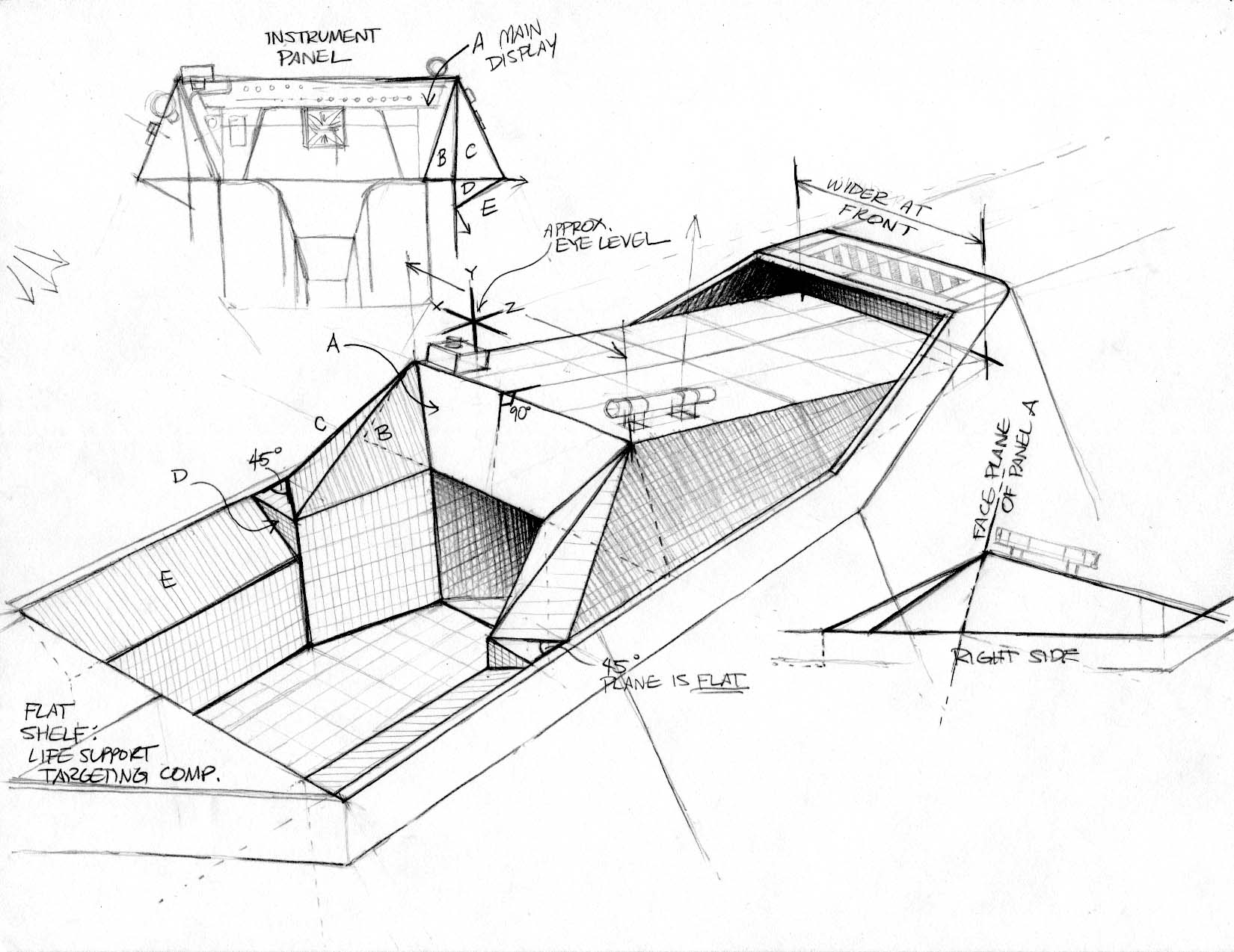 X-Wing Cockpit Modeling Sheet by WoodyLWG on DeviantArt