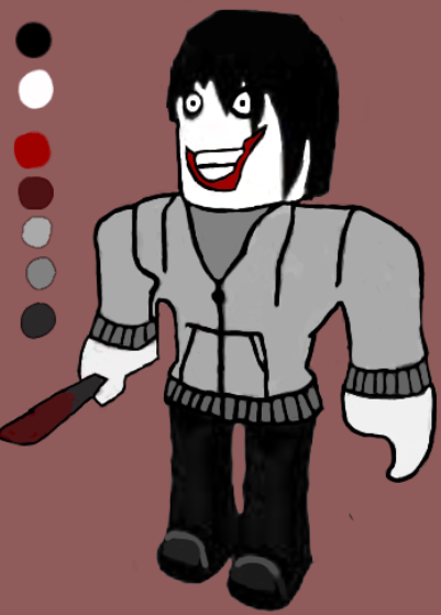 Jeff The Killer Roblox Base Drawing By Jefflowquality On Deviantart