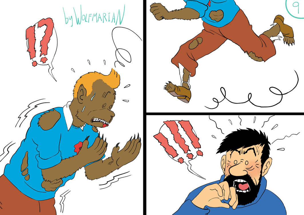 Tintin Werewolf Story Page 8 Of 9 By Wolfmarian On Deviantart