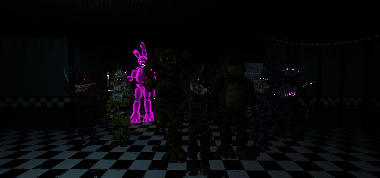 Frights At Freddys Ucn Animatronics By Ferisaac03 On Deviantart