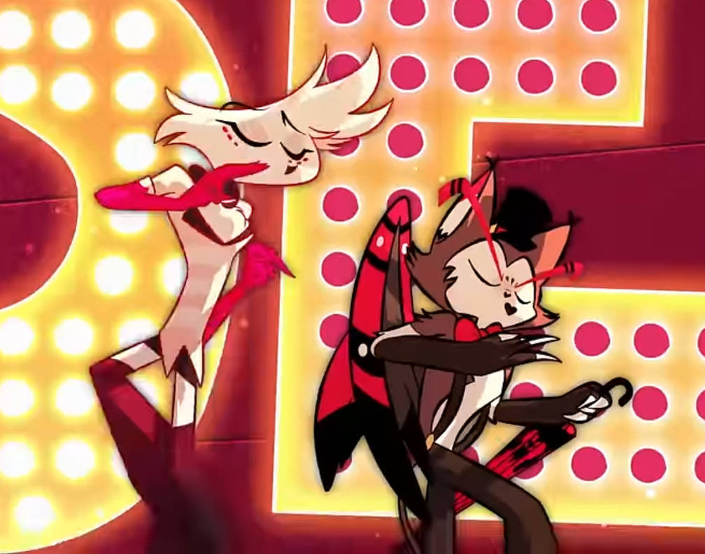 Angel and Husk dance (Hazbin Hotel) by Rattlesnake1999 on DeviantArt Angel and Husk dance (Hazbin Hotel) by Rattlesnake1999 on DeviantArt