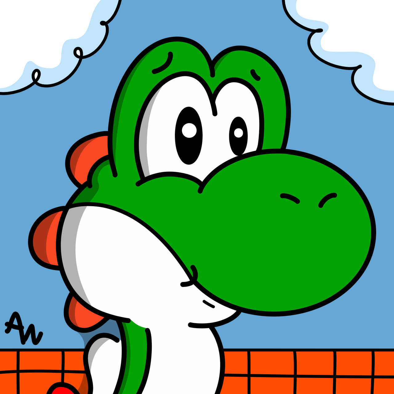 Yoshi By Cartoonandrew On DeviantArt yoshi-by-cartoonandrew-on-deviantart
