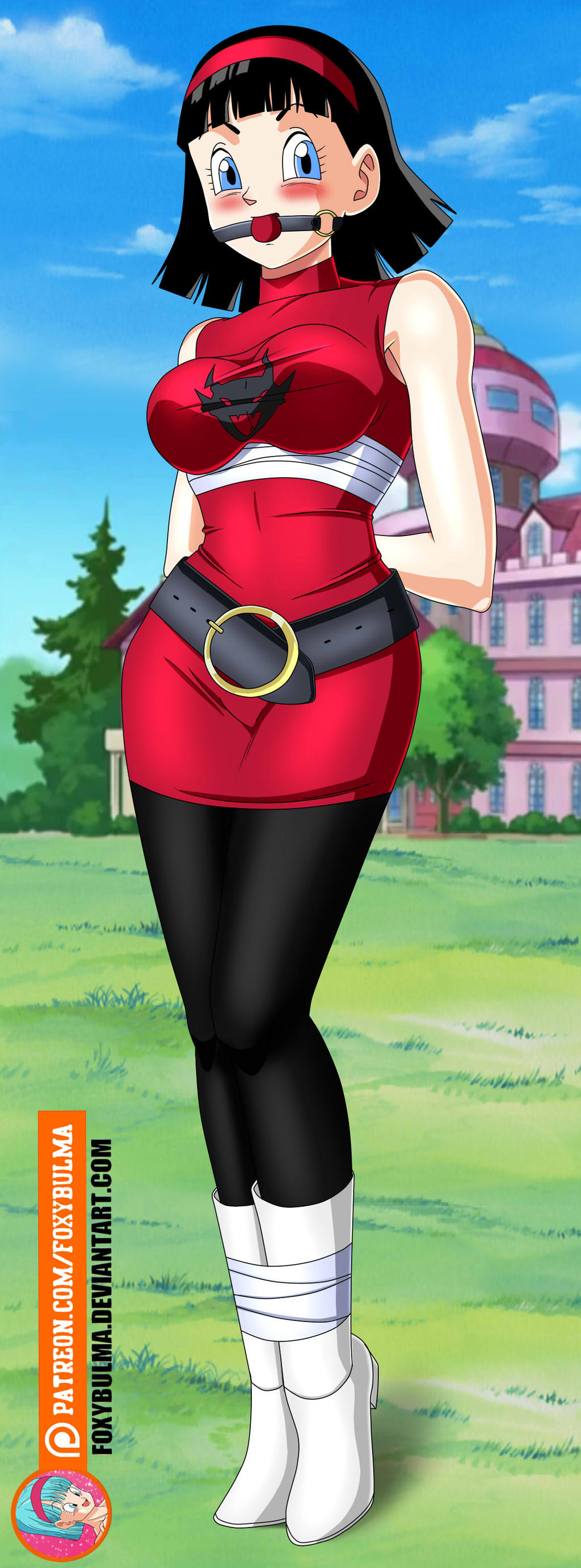 Commission Videl Bound And Gagged By Foxybulma On Deviantart
