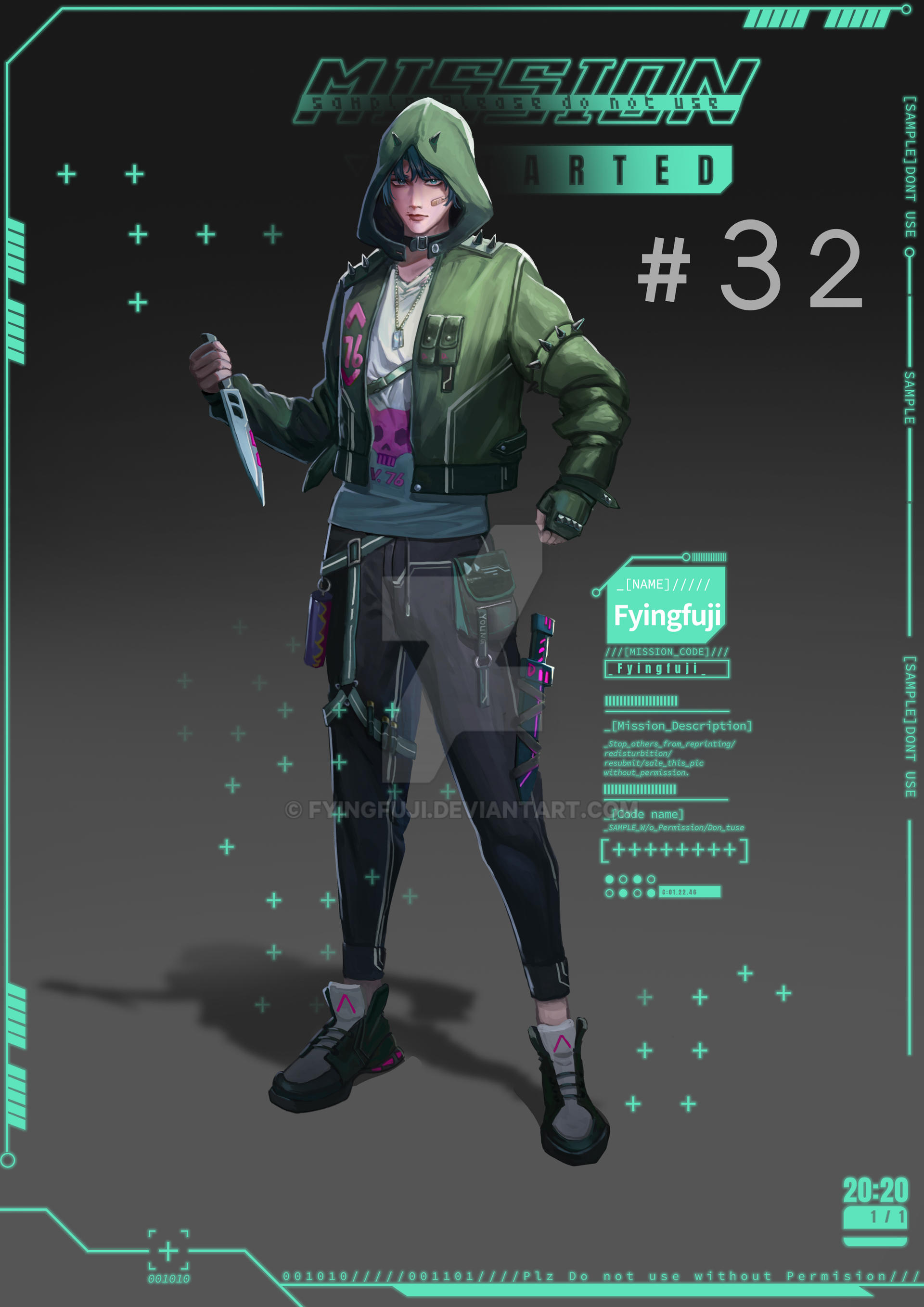 Open Adoptable Auction 32 Cyberpunk Rogue By Fyingfuji On Deviantart