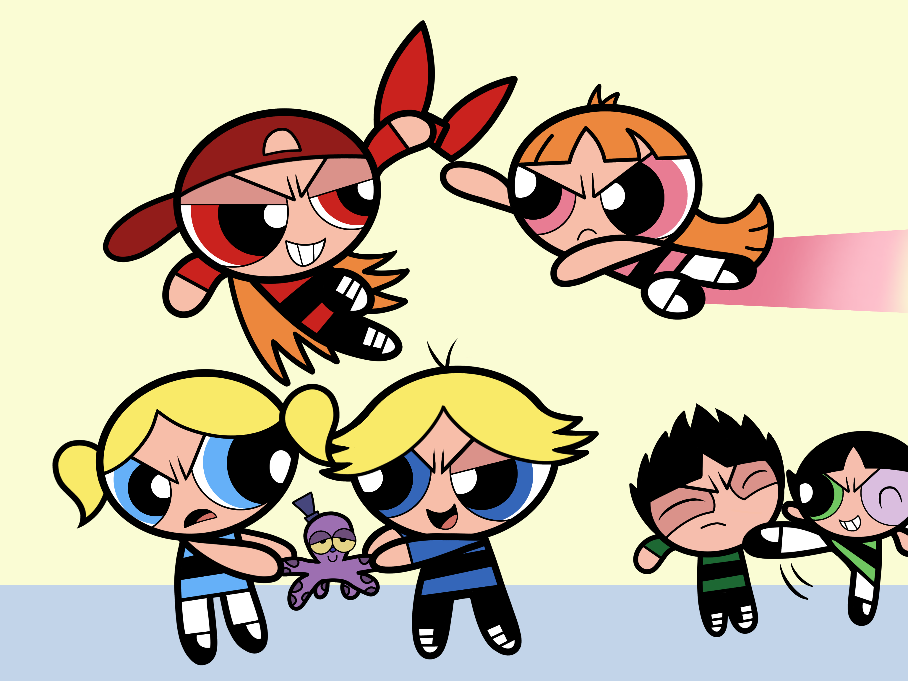 Imagine If Ppg And Rrb In The Same Class By Thunderlightning1435 On Deviantart
