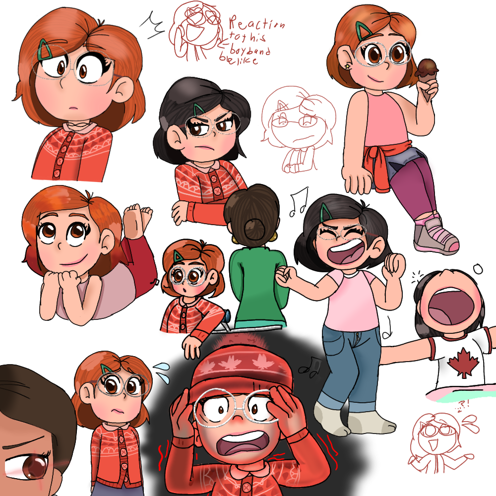 Turning Red Doodles Human Mei By Redgirl102 On Deviantart
