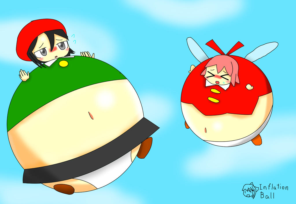 Adeleine And Ribbon Inflation By Inflationball On Deviantart