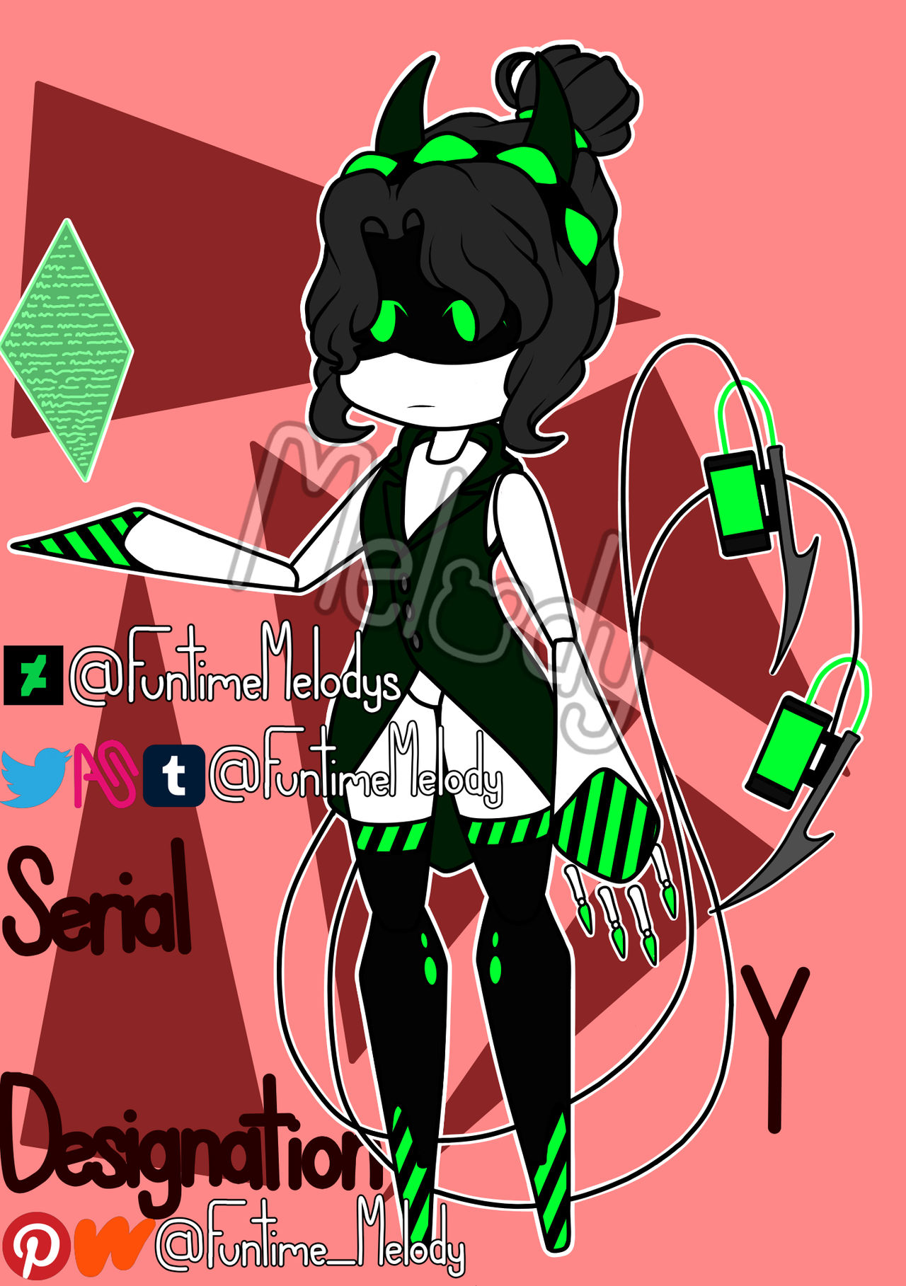 Murder Drones Oc Y By Funtimemelodys On Deviantart