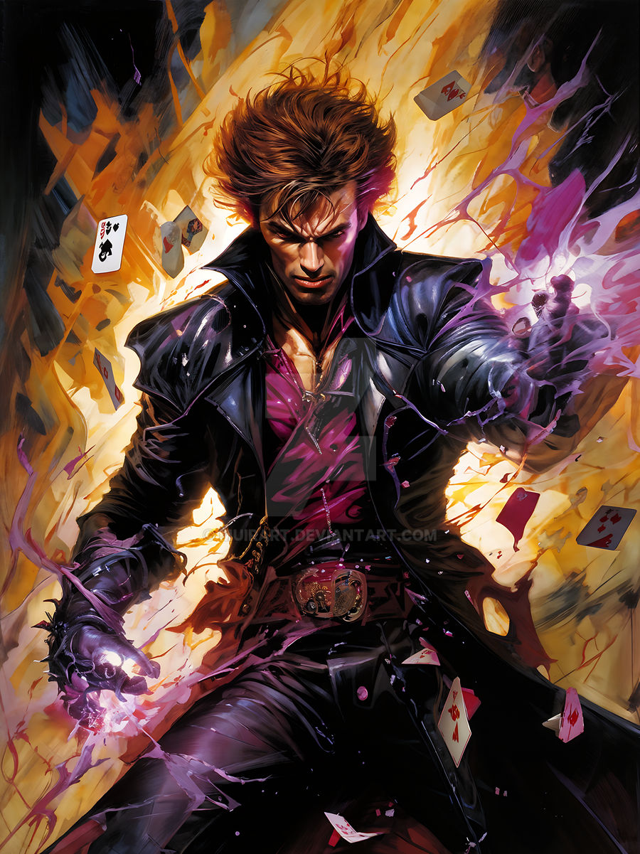 Universe X (Gambit- (Remy Etienne LeBeau) by muirart on DeviantArt Universe X (Gambit- (Remy Etienne LeBeau) by muirart on DeviantArt