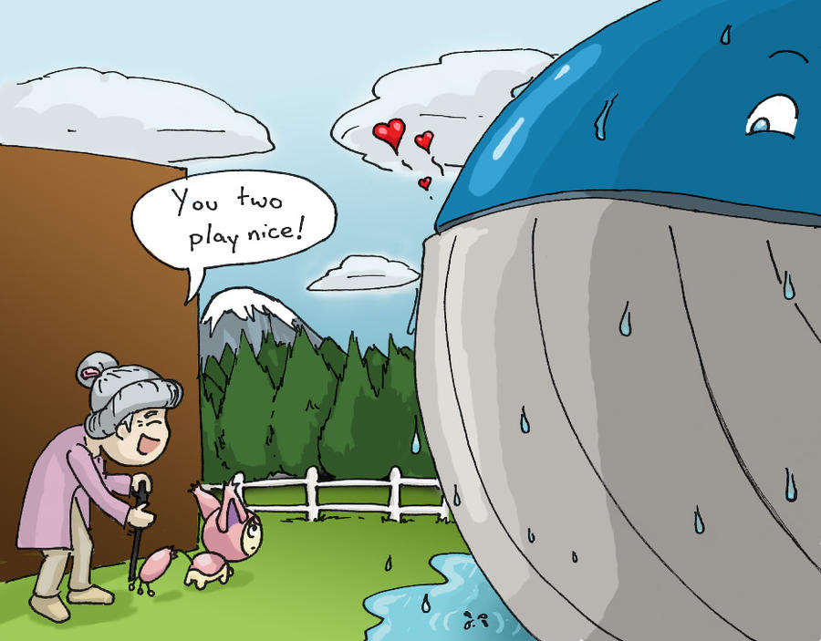 Pokemon Wailord X Skitty By Yellercrakka On Deviantart