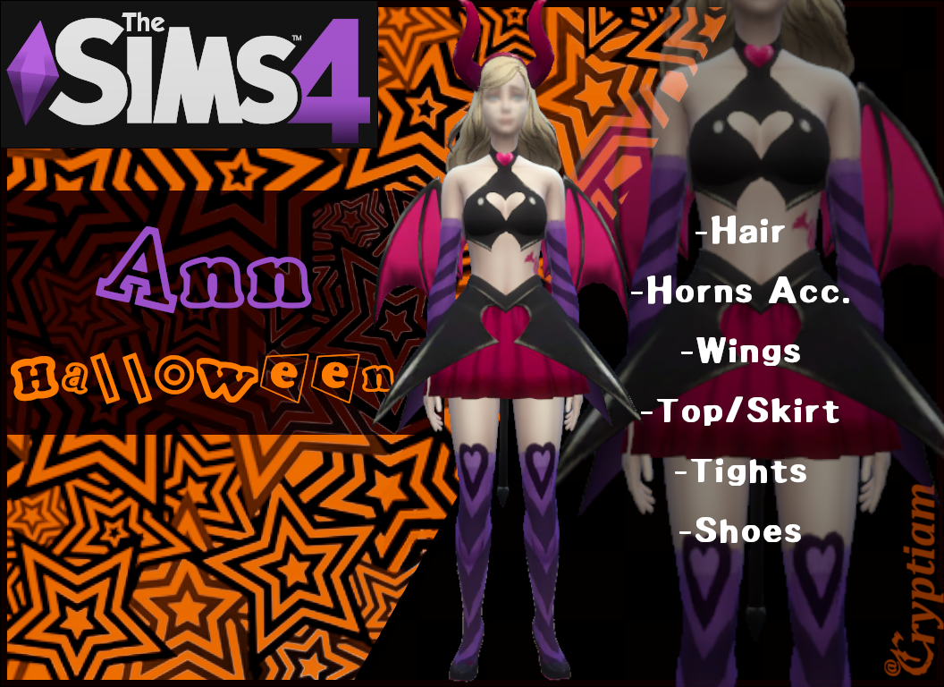 Sims 4 Halloween CC - Persona 5 Dancing: Ann by Cryptiam on DeviantArt Sims 4 Halloween CC - Persona 5 Dancing: Ann by Cryptiam on DeviantArt
