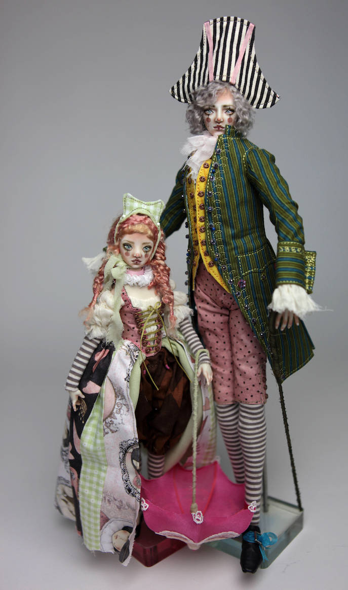 Porcelain Bjd Doll Victorian Strawberry Clown By Fhdolls On Deviantart