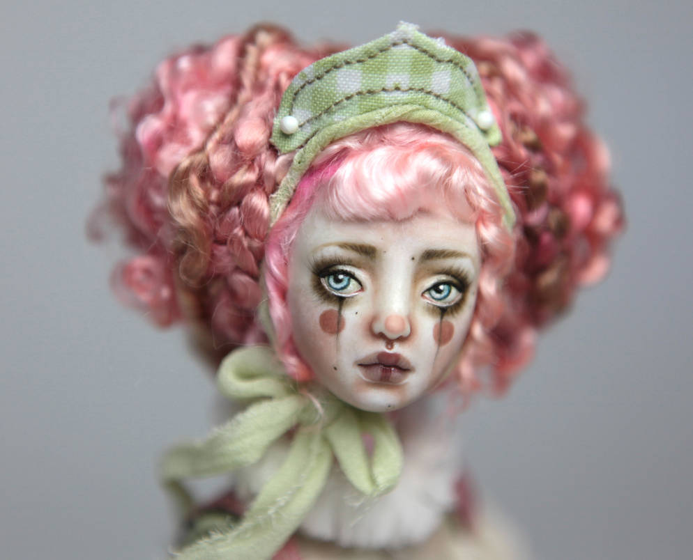 Porcelain Bjd Doll Victorian Strawberry Clown By Fhdolls On Deviantart