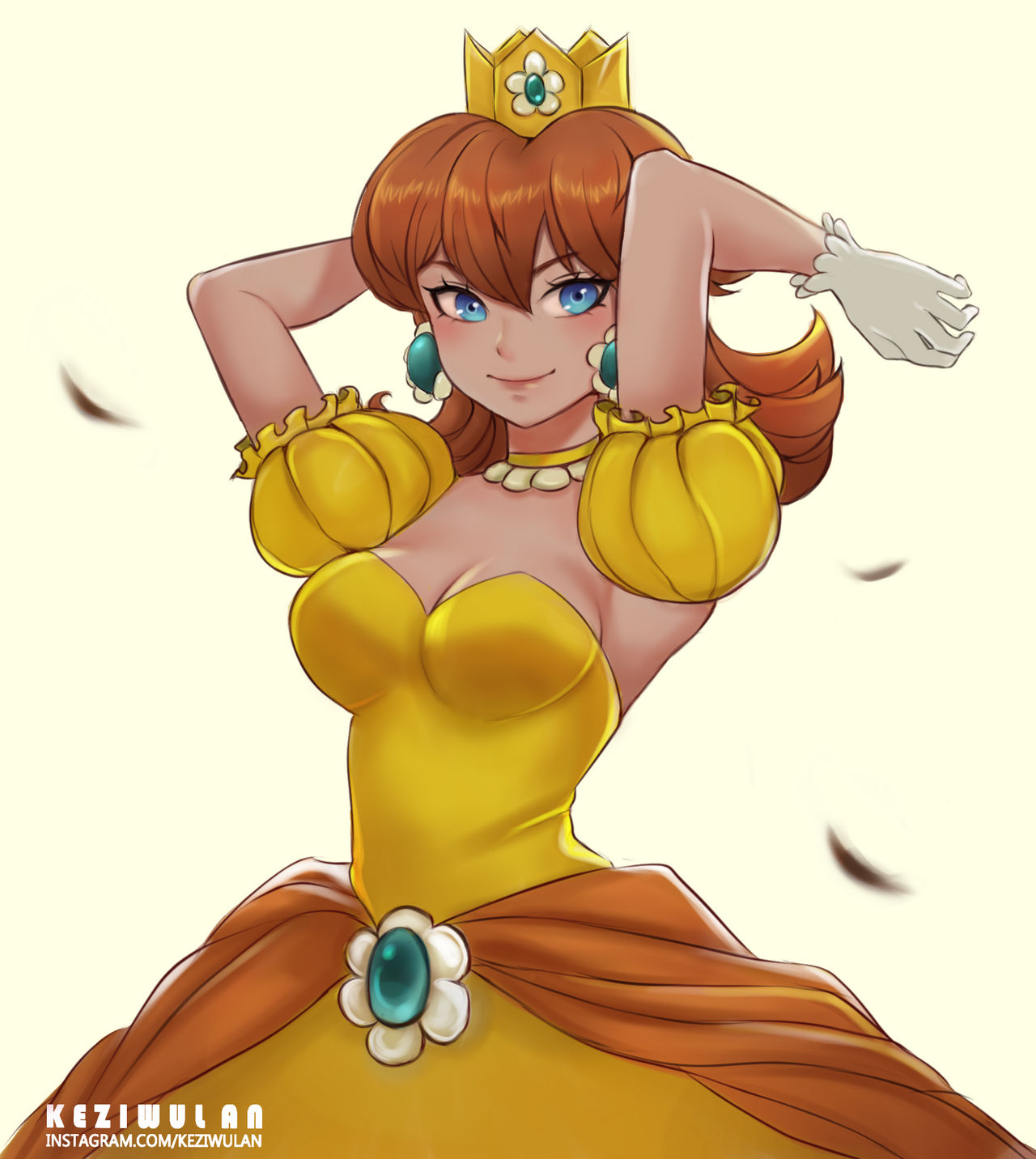 Princess Daisy Fanart By Keziwulan On Deviantart