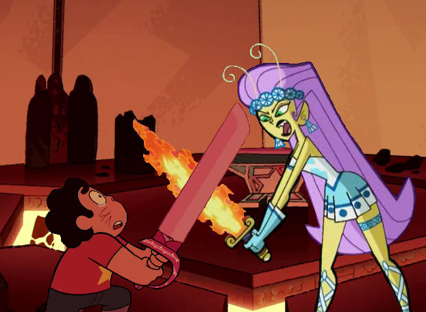 Infinity Friends Steven Vs Princess Mandie By Jurassicjinx On Deviantart