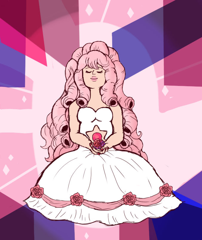 Rose Quartz Sketch By Kierenrobinsonart On Deviantart