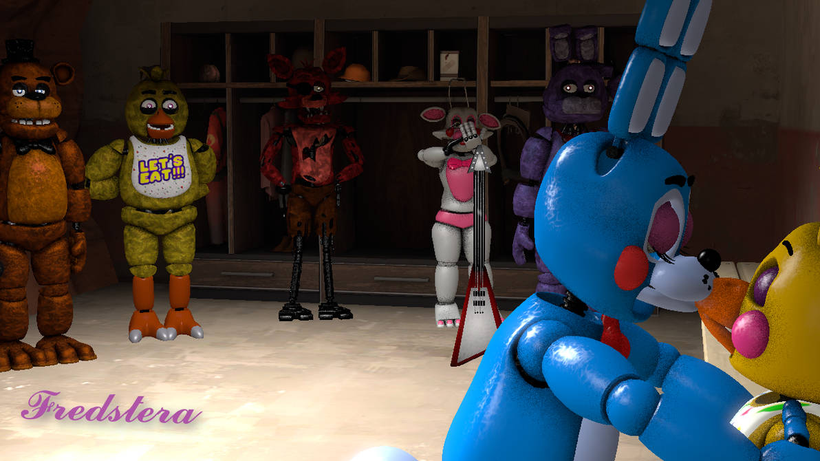 Toy Bonnie X Toy Chica By Fredstera On Deviantart