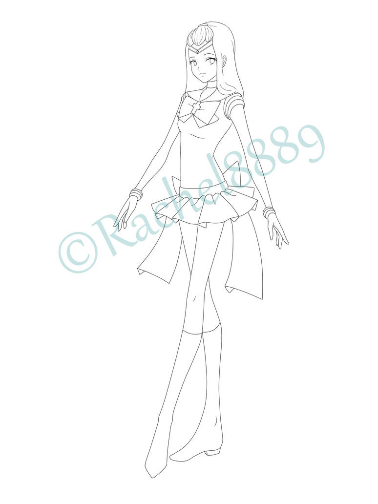 Sailor Peace Line Art By Entheory Art On Deviantart