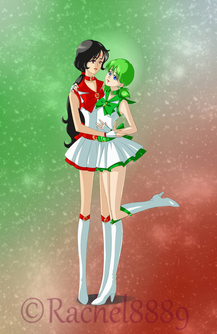 Commission New Sailor Mars And Jupiter By Entheory Art On Deviantart