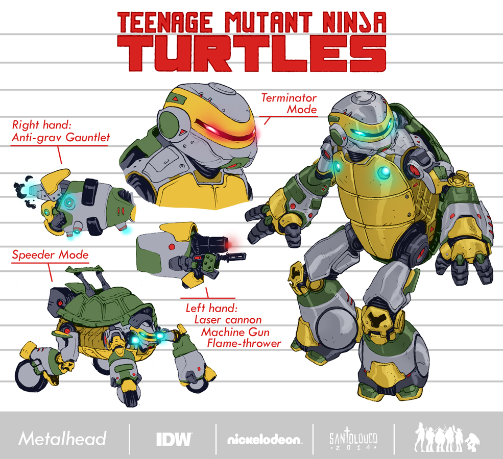 Metalhead TMNT Design By Santolouco On DeviantArt metalhead-tmnt-design-by-santolouco-on-deviantart