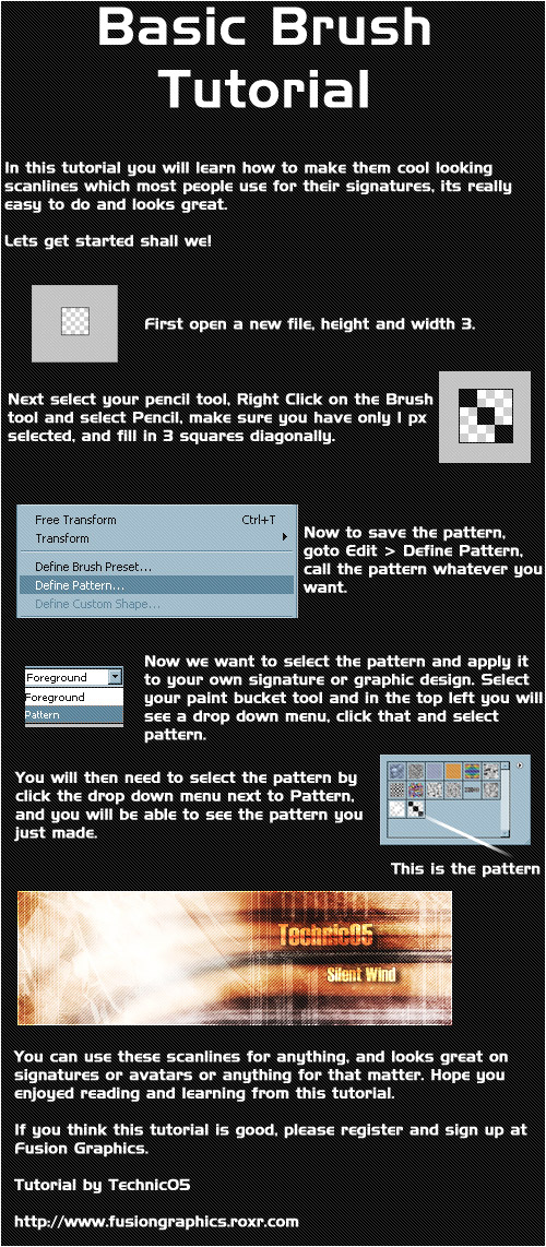 Scanlines Tutorial by Technic05 on DeviantArt