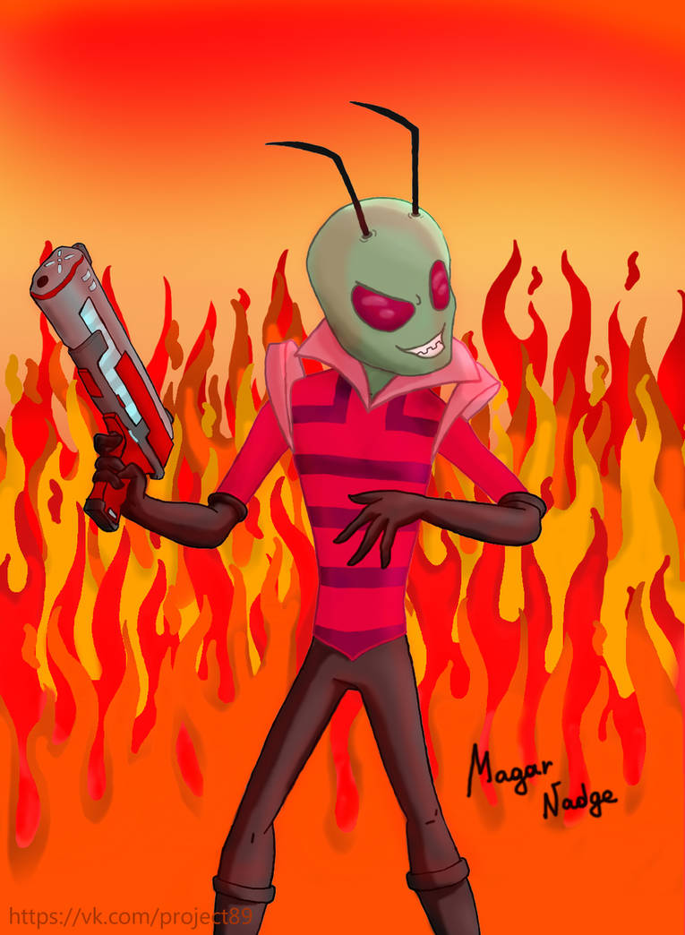 Zim Fan Art By Magarnadge On Deviantart