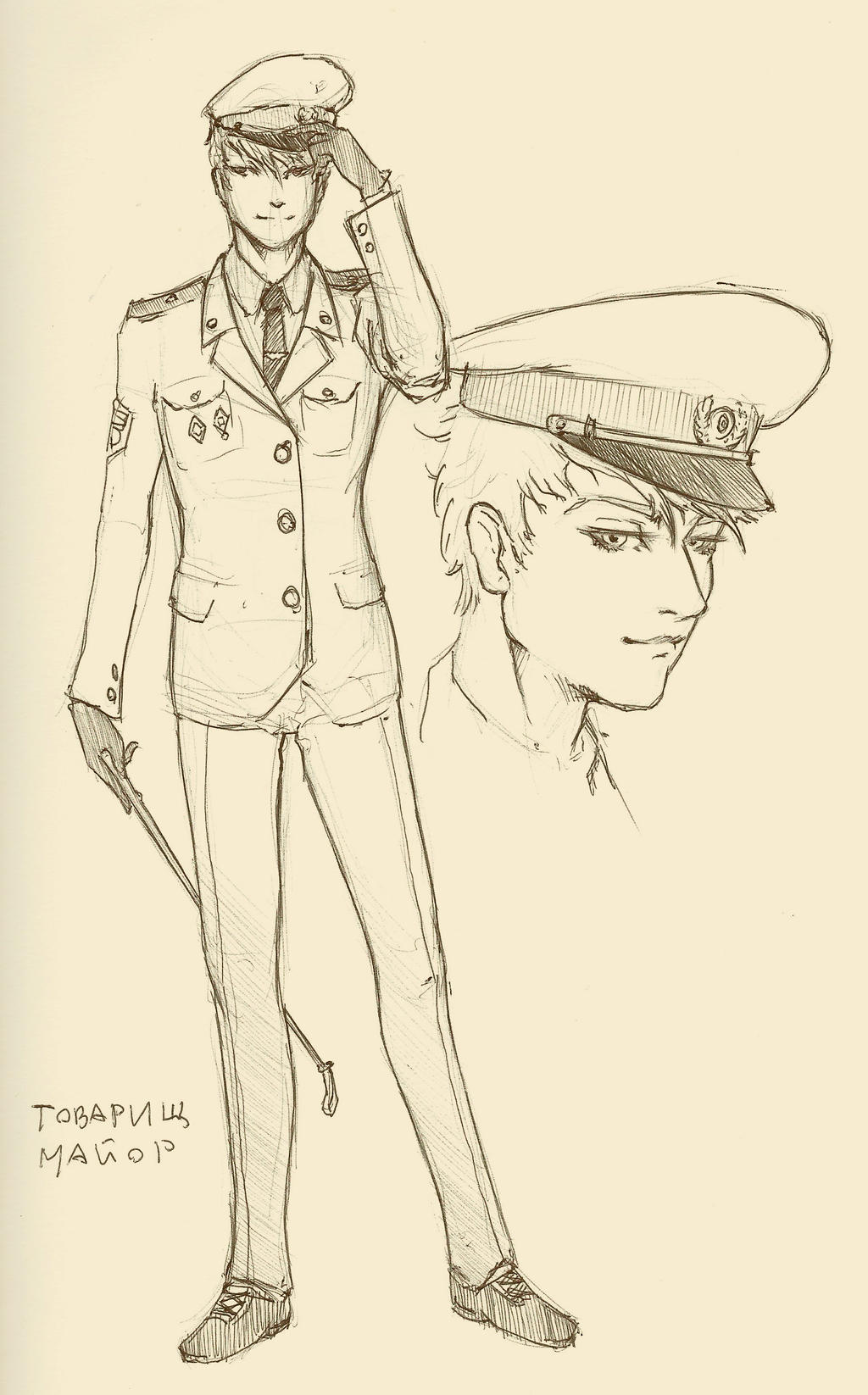 Comrade major by Cup4eney on DeviantArt Comrade major by Cup4eney on DeviantArt