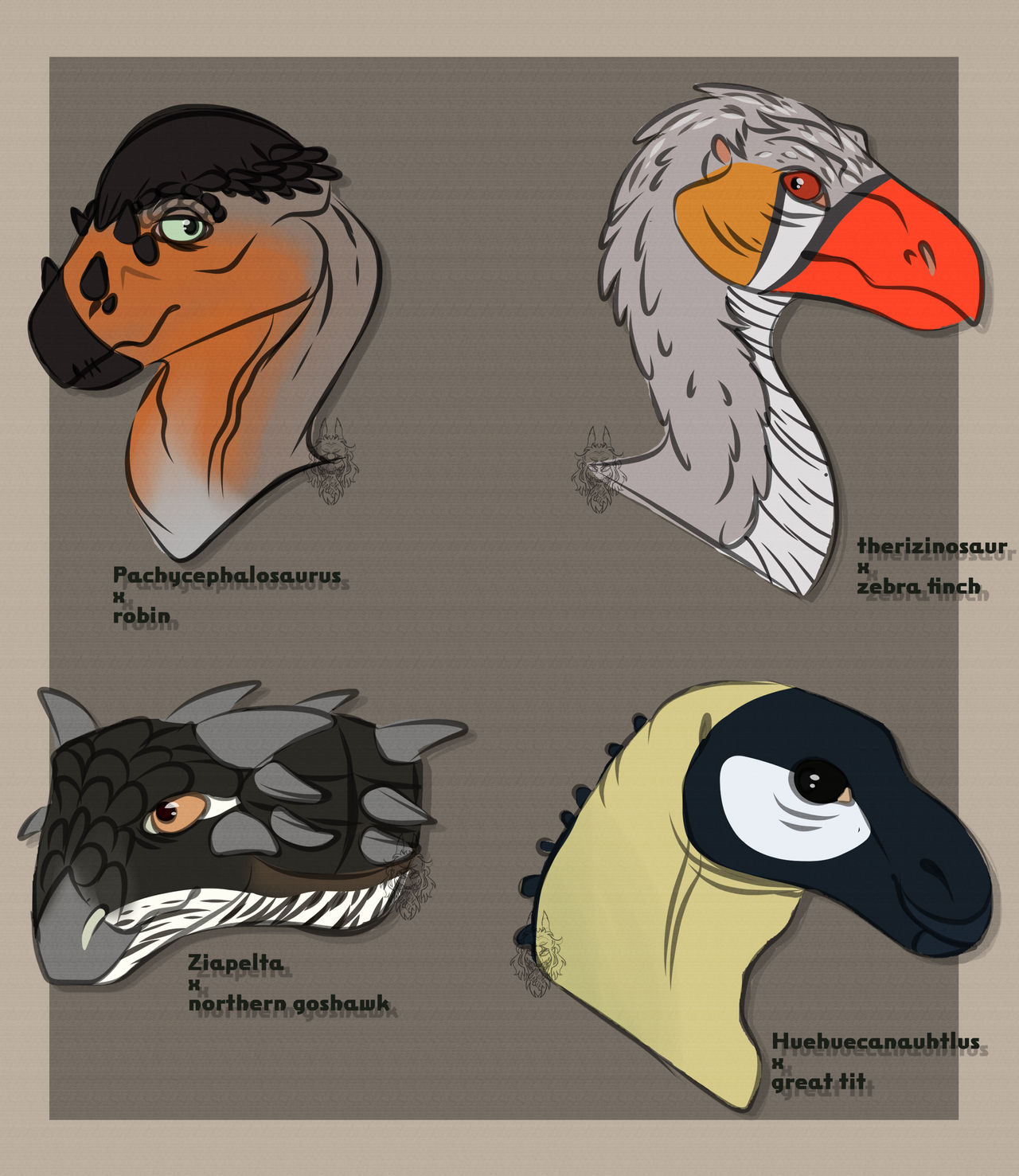 Prehistoric birds by RagingRabies on DeviantArt Prehistoric birds by RagingRabies on DeviantArt