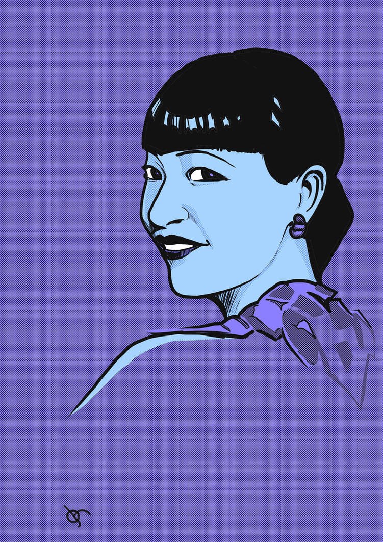 Anna May Wong Portrait By Mctalon On Deviantart
