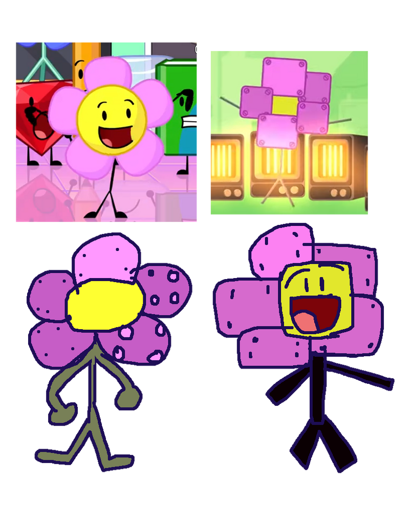 Bfdi Fusion Of Flower And Robot Flower Flowbot By Abbysekalt On Deviantart