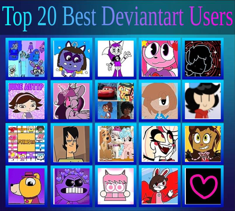 My Top 20 Best Deviantart Users by LuckyRay7 on DeviantArt My Top 20 Best Deviantart Users by LuckyRay7 on DeviantArt