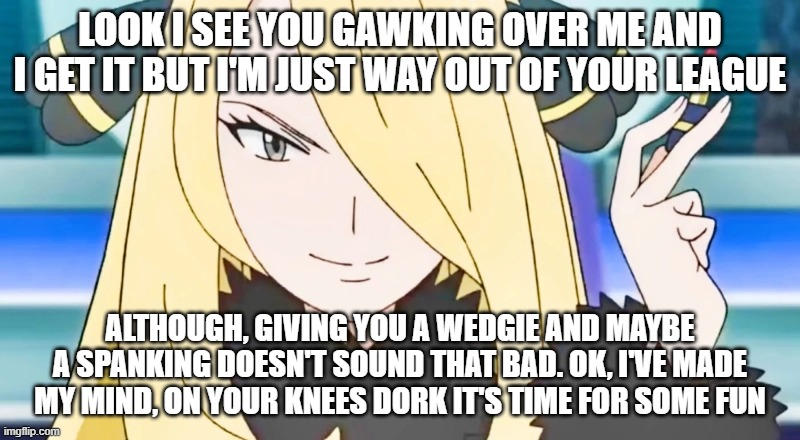 Cynthia Wedgie Caption 1 By Gdhfvryyi On Deviantart