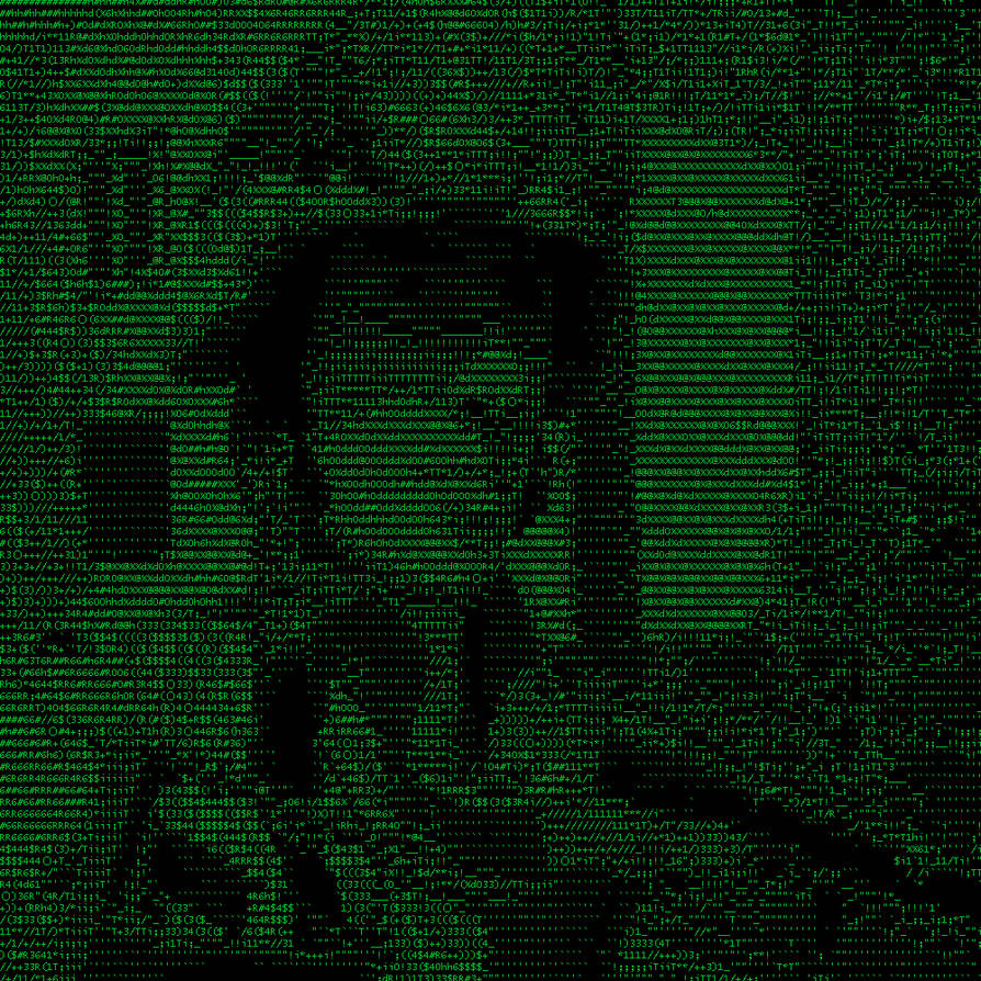 ASCII by Samurai69 on DeviantArt