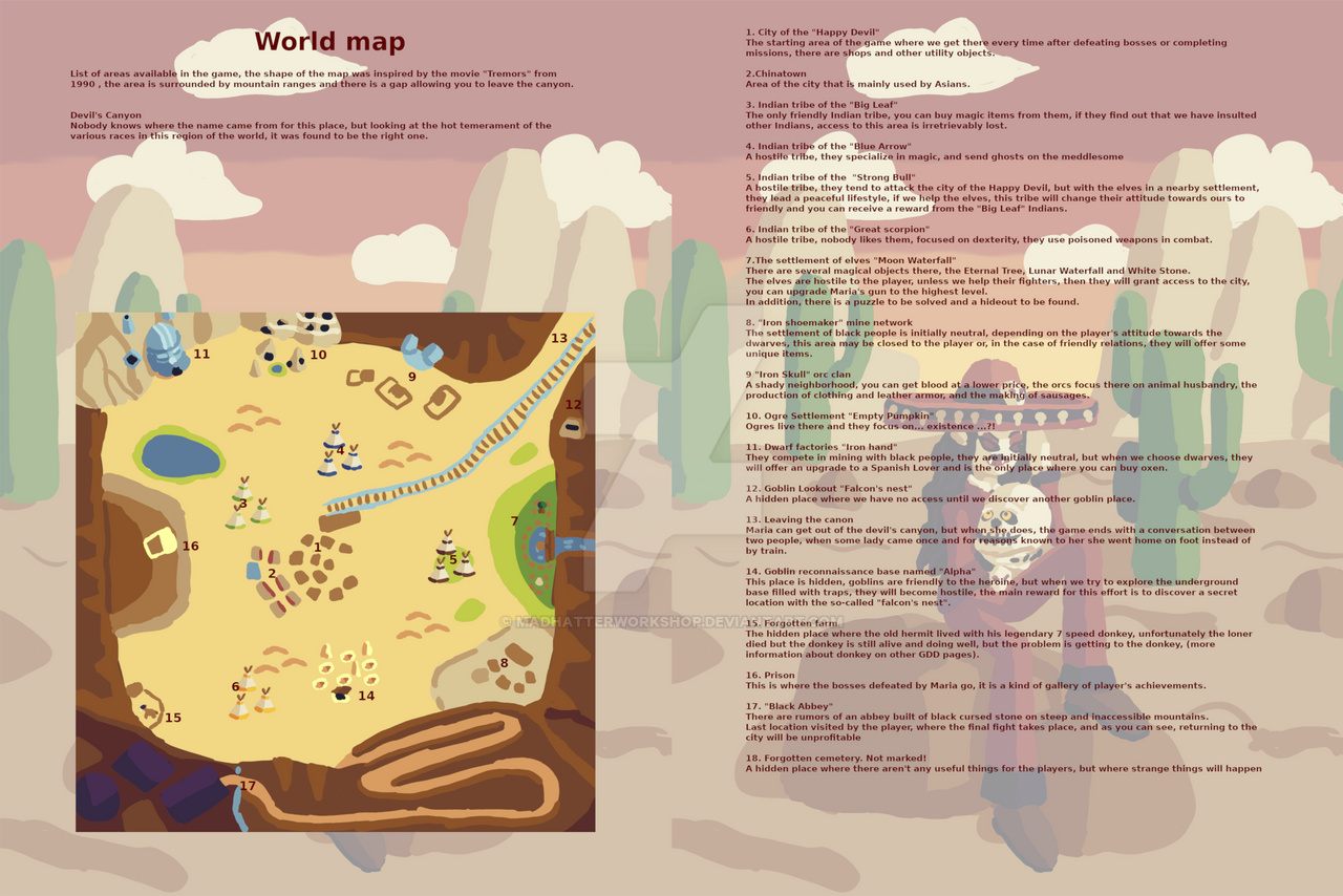 Senorita El Chupacabra: World map by MadHatterWorkshop on DeviantArt Senorita El Chupacabra: World map by MadHatterWorkshop on DeviantArt