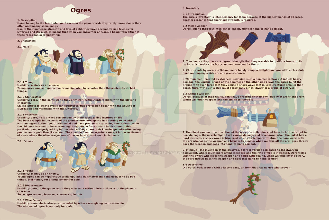 Senorita El Chupacabra: Ogres by MadHatterWorkshop on DeviantArt Senorita El Chupacabra: Ogres by MadHatterWorkshop on DeviantArt