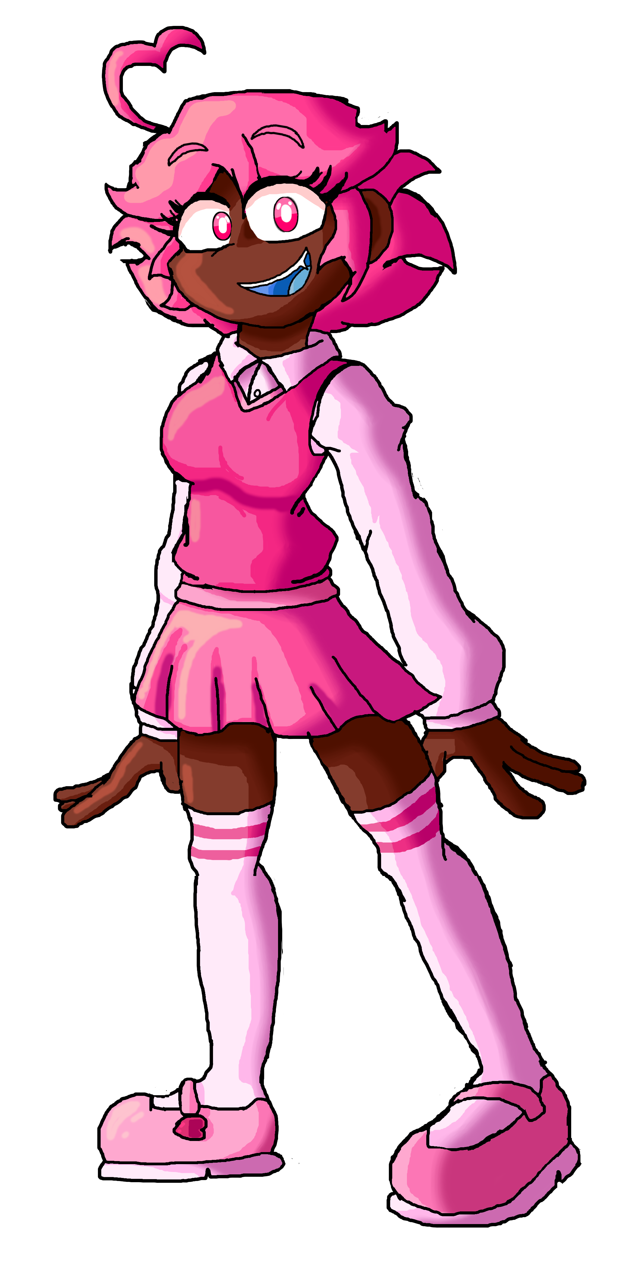 Pink Human Hijinks By Pokendereltaun On Deviantart