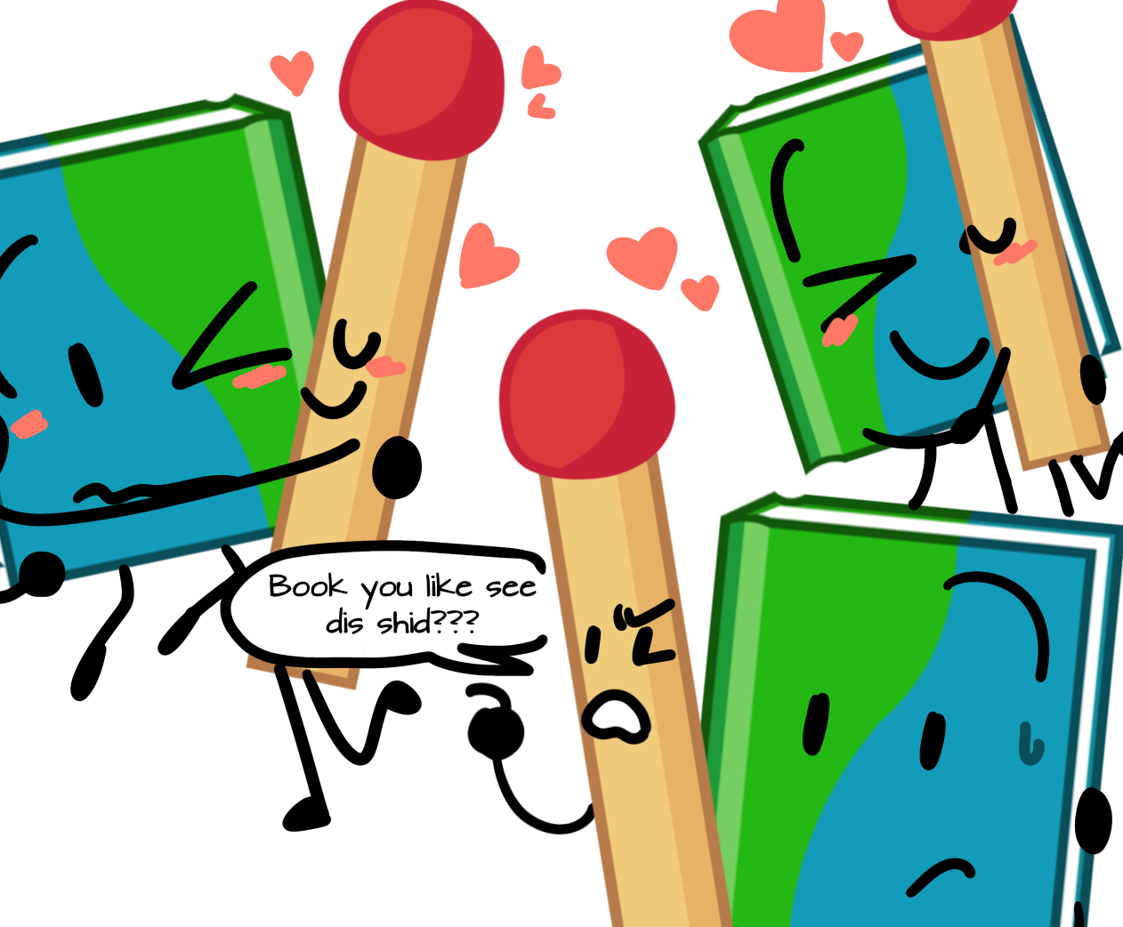 Match X Book Bfdi By Matchbookfan262 On Deviantart