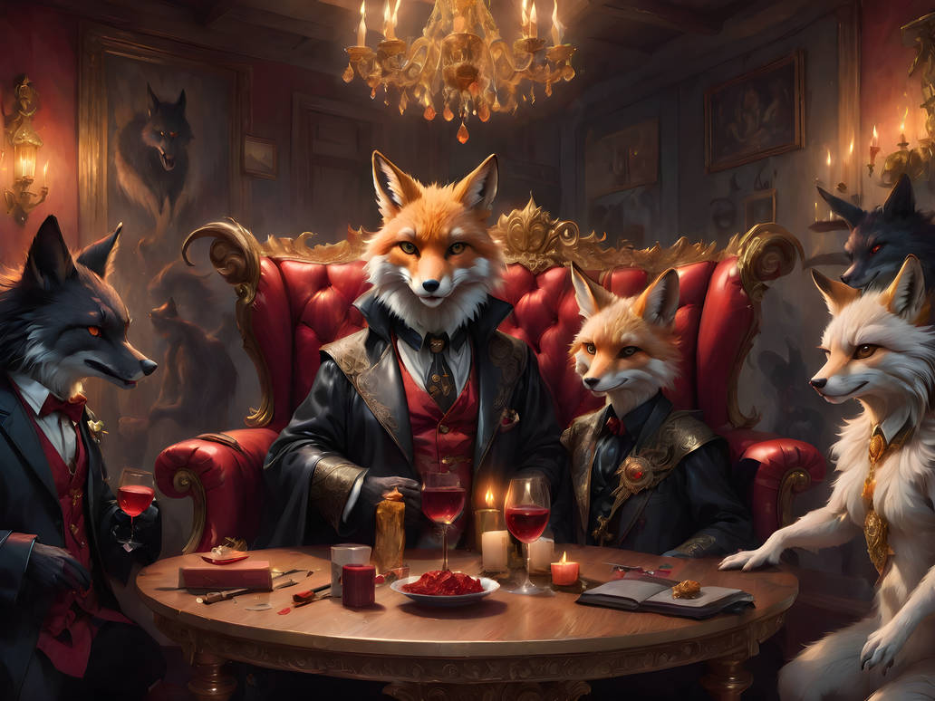 Yako Foxlord And His Shadow By Foxxoyako On Deviantart