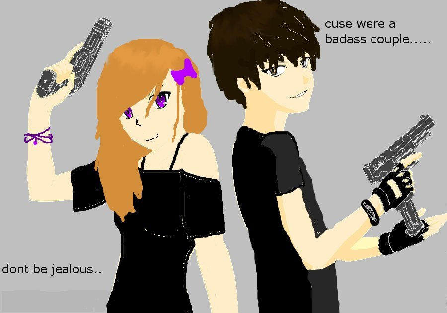 Badass Couple By Emokittyxoxo On Deviantart