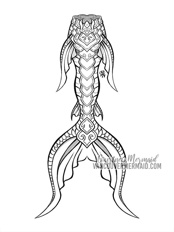 Ancient Mermaid Tail By Courtneymermaid On Deviantart