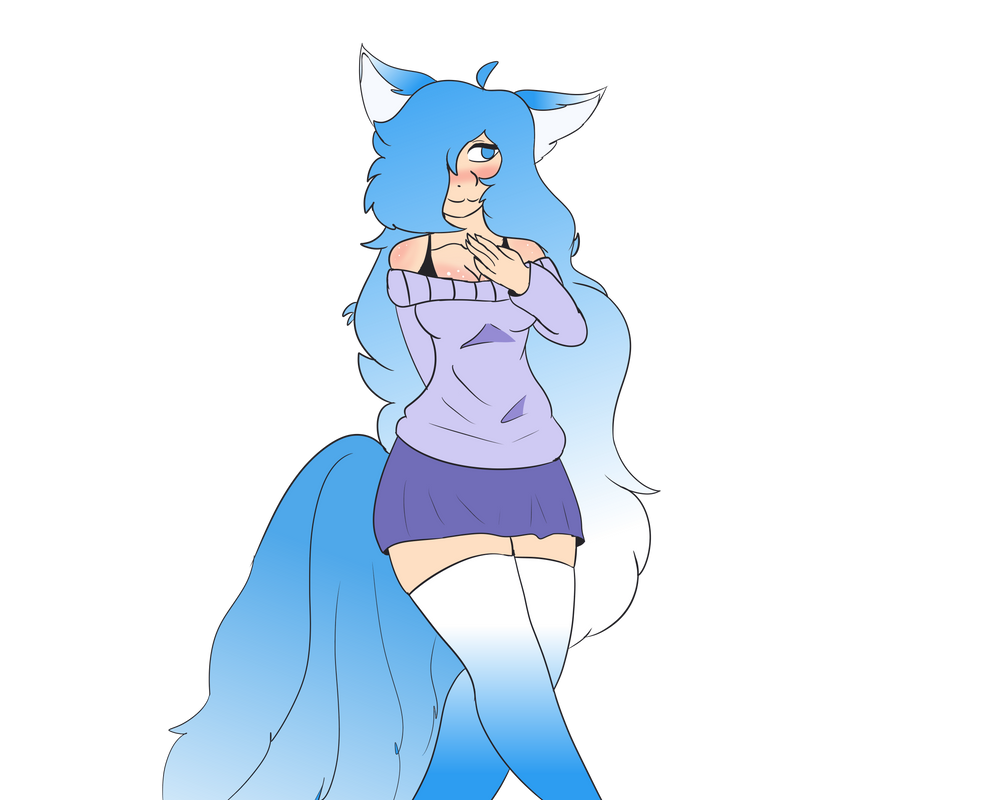 Ninetales Alolan Human Form By Microlord13 On Deviantart